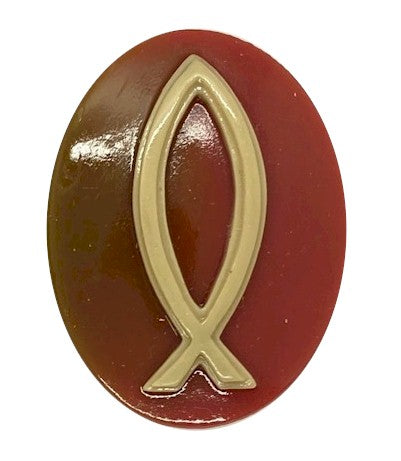 Christian Fish Symbol Ichthys Cameo 40x30 Carnelian Cameo S4136C ...